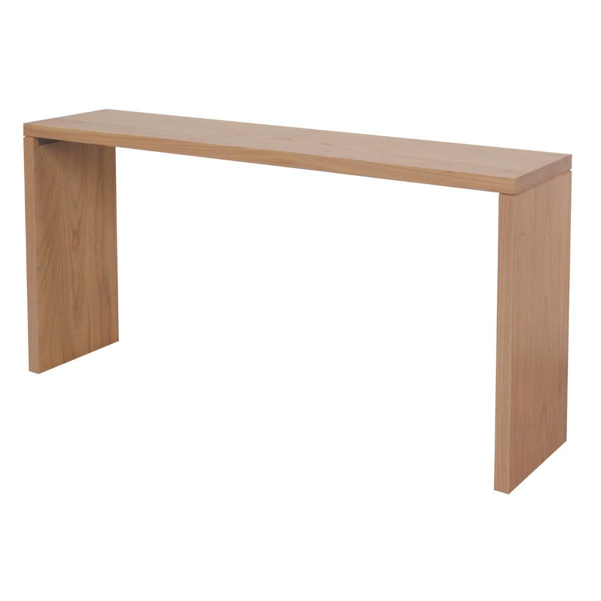 APOLLO WHITE CEDAR CONSOLE TABLE/HALL TABLE - NATURAL | MyChocolateWood